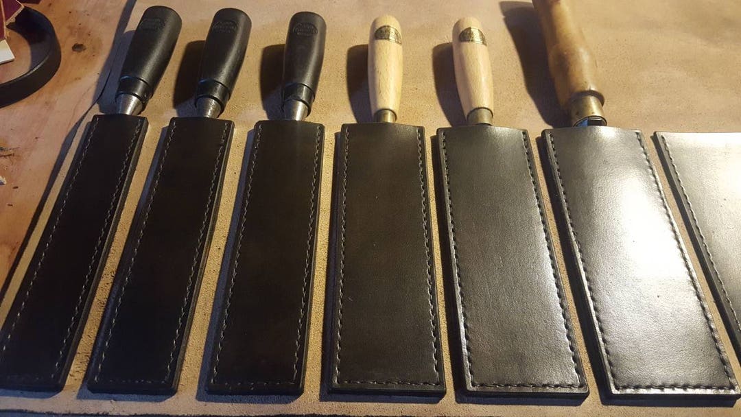 Leather Chisel Roll Made to Fit up to 6 Chisels Plus Extra Pocket - Etsy