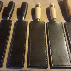Leather Chisel Roll Made to Fit up to 6 Chisels Plus Extra Pocket - Etsy UK