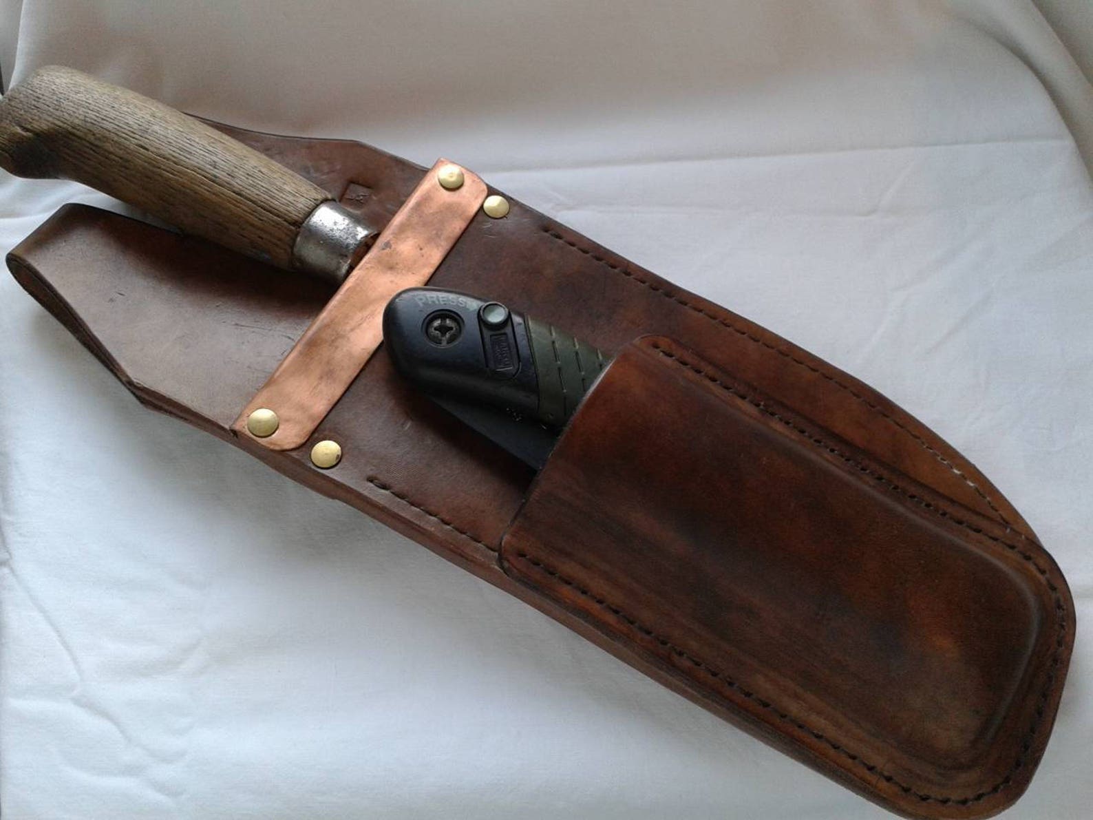 Billhook Sheath / Holster Copper Opening Hand Made in the - Etsy UK