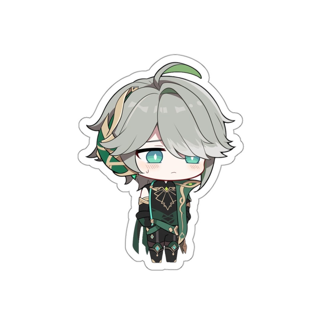 Chibi Alhaitham Genshin Impact Japanese Kawaii Gaming Manga Anime ...