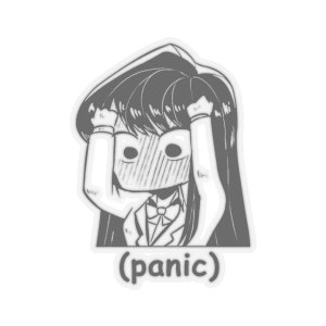 Cute Chibi Panic Komi Can't Communicate Japanese Manga Anime Sticker - Etsy