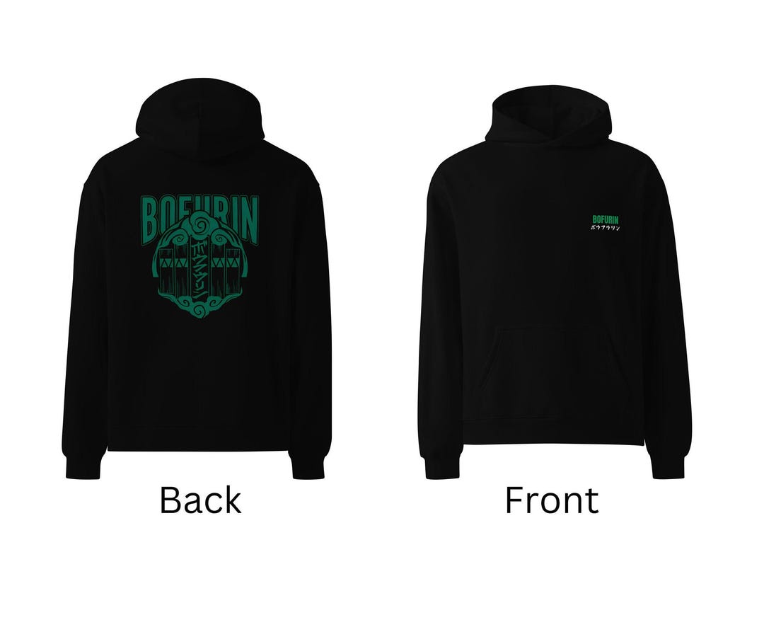 Bofurin Furin Windbreaker Logo Anime Casual Streetwear Unisex Oversized ...