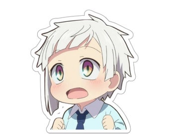 Chibi Dazai Bungo Stray Dogs Anime Japanese Chibi Manga Anime Sticker ...