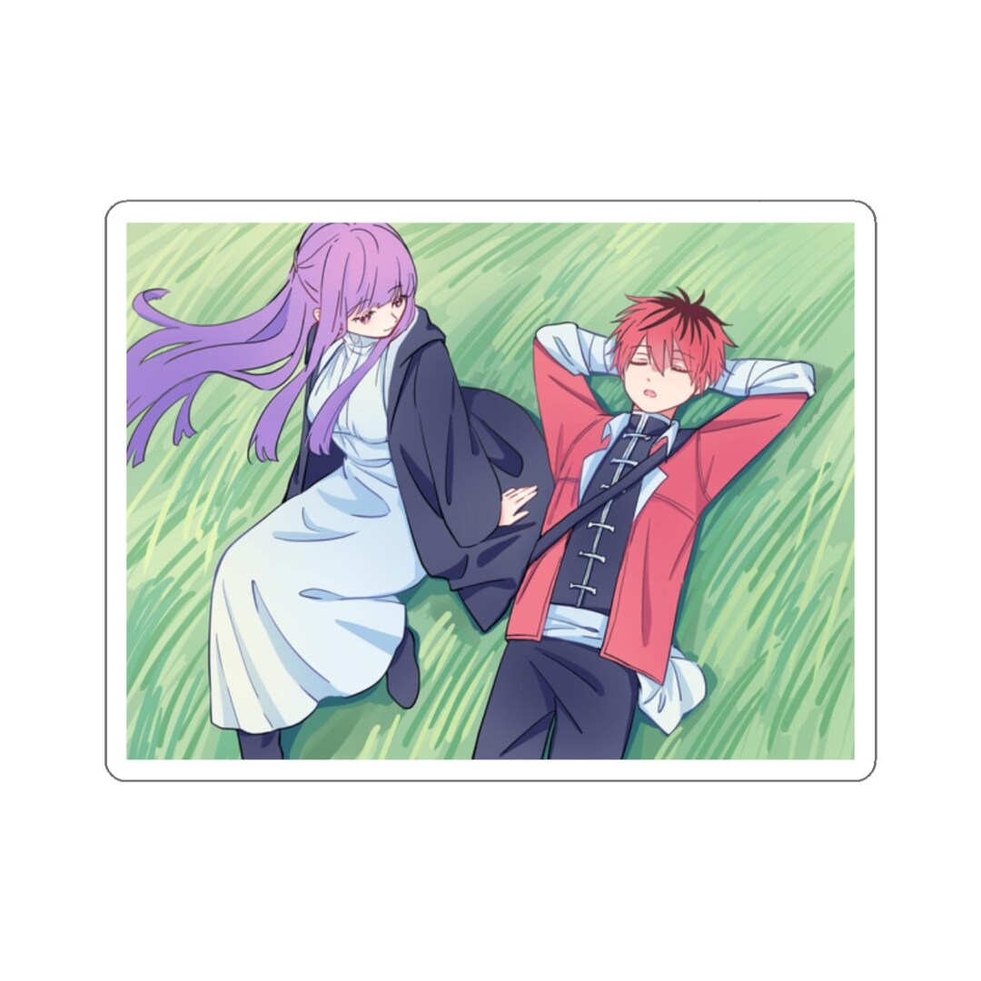 Chibi Fern Couple Anime Manga Cute Anime Sticker - Etsy