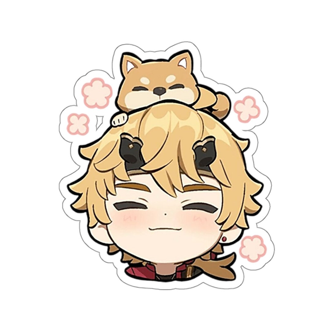 Chibi Thomas Genshin Impact Japanese Gaming Manga Anime Sticker - Etsy