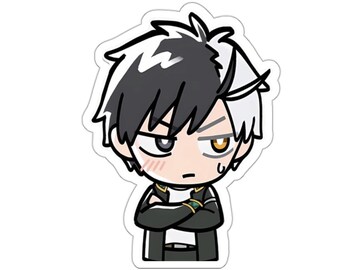 Mashle Burndead and Lance Crown Japanese Chibi Manga Anime Sticker - Etsy