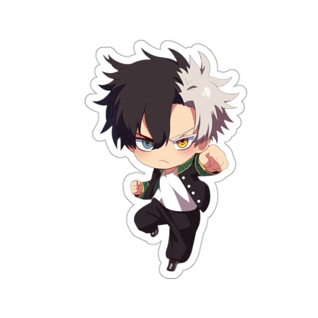 Windbreaker Sakura Japanese Chibi Manga Anime Sticker - Etsy