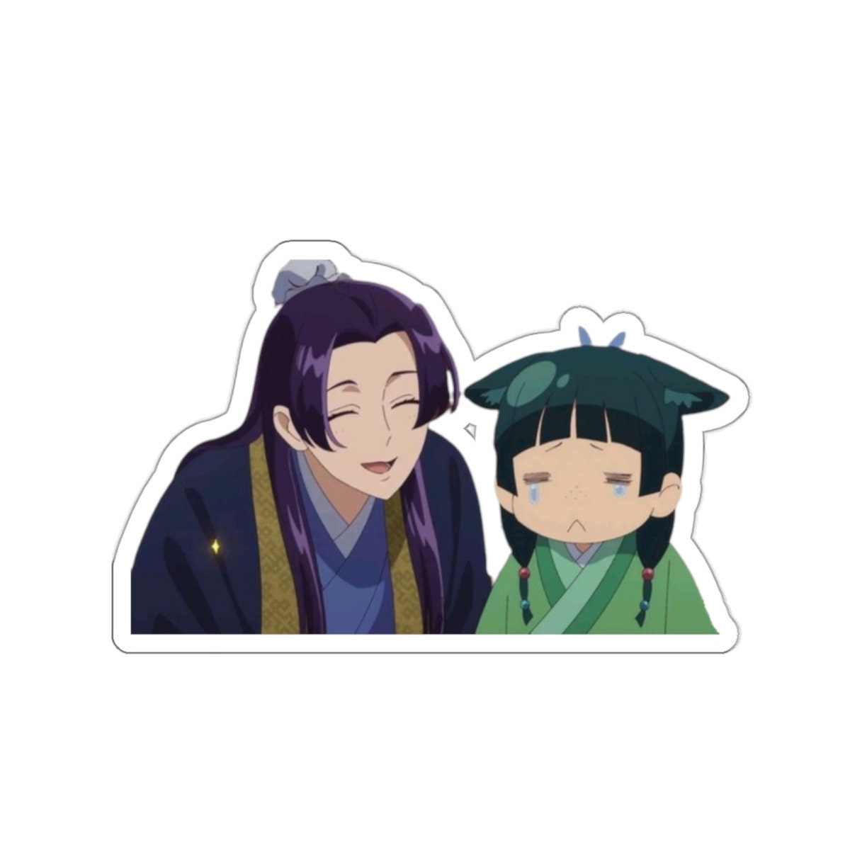 Cute Chibi Apothecary Diaries Neko Maomao and Jinshi Japanese - Etsy