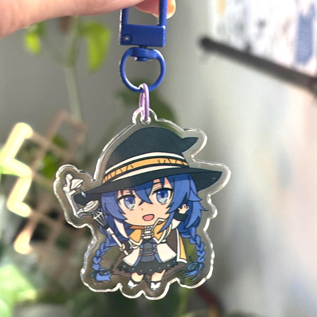 Mushoku Tensei Roxy Migurdia Manga Anime Acrylic Clip Keychain Charm - Etsy