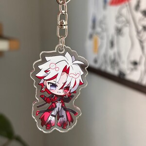Chibi Wuwa Characters Acrylic Keychain Jiyan Rover Scar Ling Yang ...