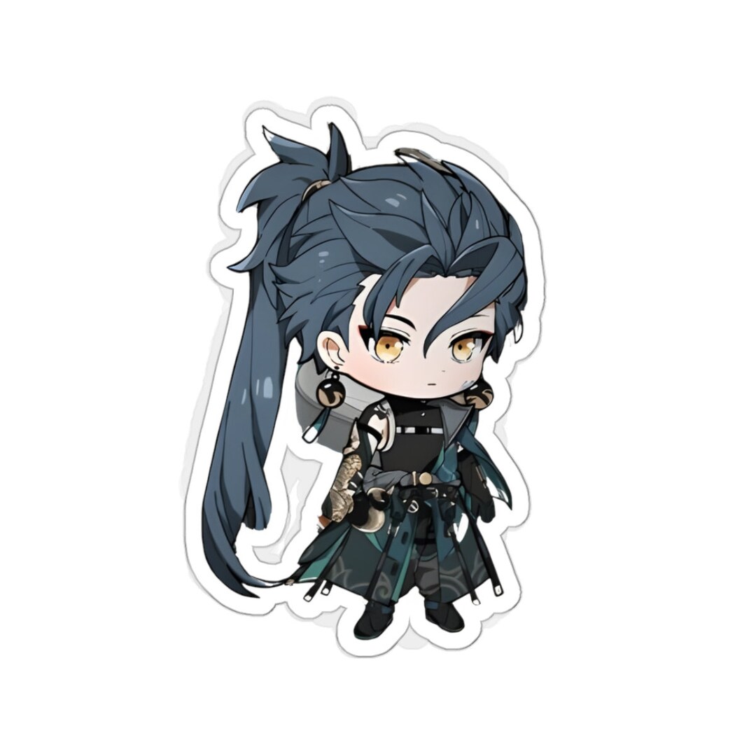 Jiyan Wuwa Gaming Anime Japanese Chibi Manga Anime Sticker - Etsy