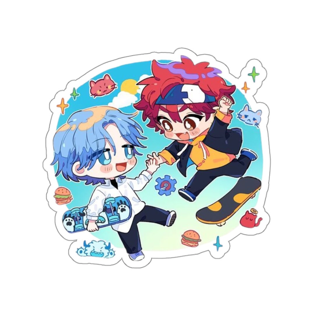 Sk8 the Infinity Reki and Langa Japanese Manga Anime Sticker - Etsy