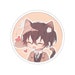 Cute Chibi BSD Stray Dogs Dazai Kitty Japanese Manga Anime Sticker - Etsy
