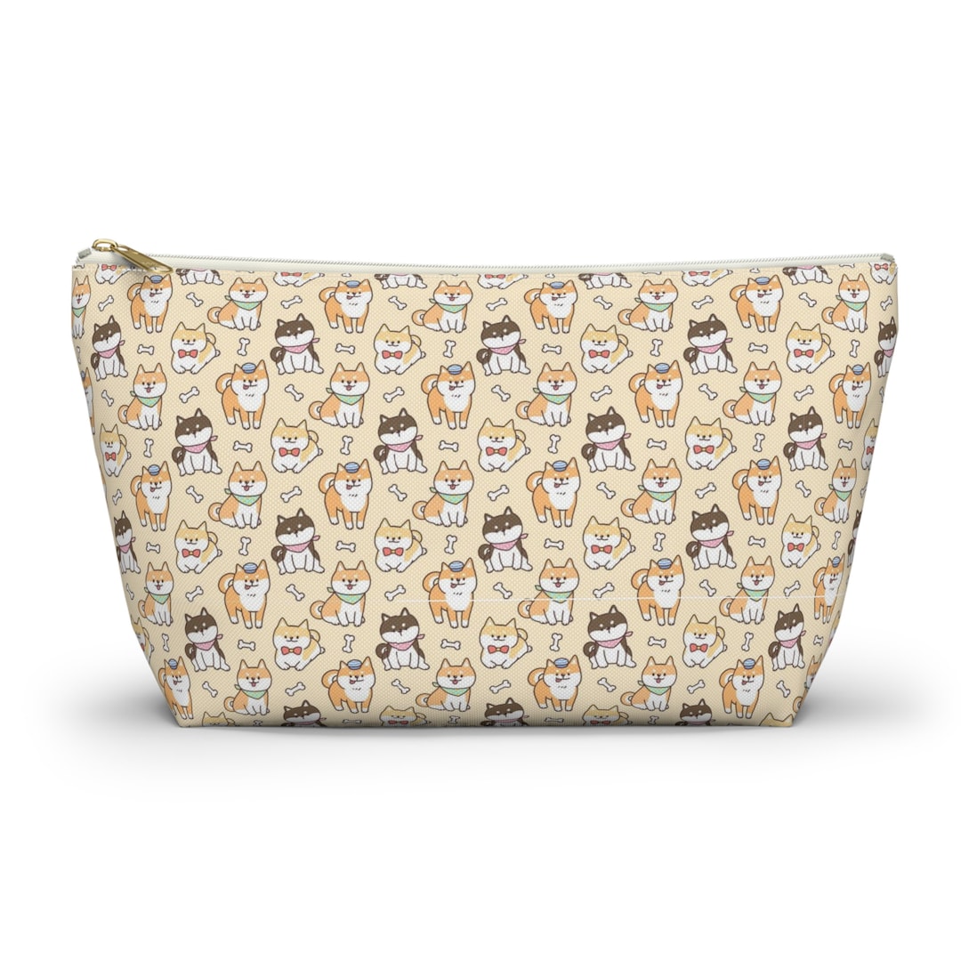 Kawaii Shiba Inu Doge Print Pouch Travel Pouch Makeup Cosmetic Cute Bag ...