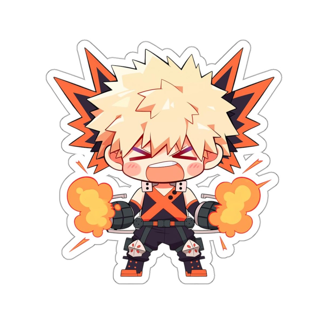 MHA Boku No Hero Bakugo Chibi Kawaii Anime Manga Sticker - Etsy