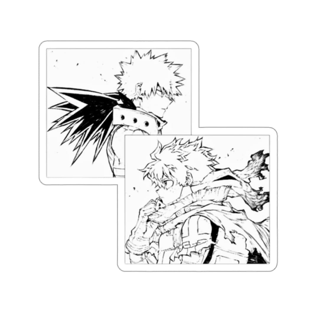Bakudeku Anime Sticker Anime Manga Sticker - Etsy