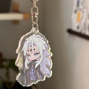 Chibi Wuwa Characters Acrylic Keychain Jiyan Rover Scar Ling Yang ...