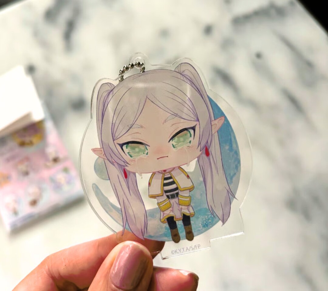 Frieren Chibi Acrylic Standee Keychain Made in Japan - Etsy