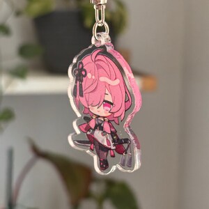 Chibi Wuwa Characters Acrylic Keychain Jiyan Rover Scar Ling Yang ...