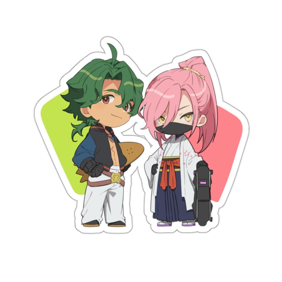 Sk8 the Infinity Kawaii Chibi Joe and Cherry Blossom Matchablossom ...