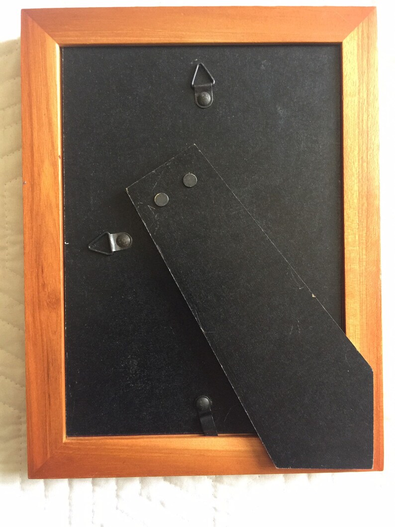 Cloudscape Painting With Teak Wood Frame 6.5x8.5 Inch Cloud | Etsy