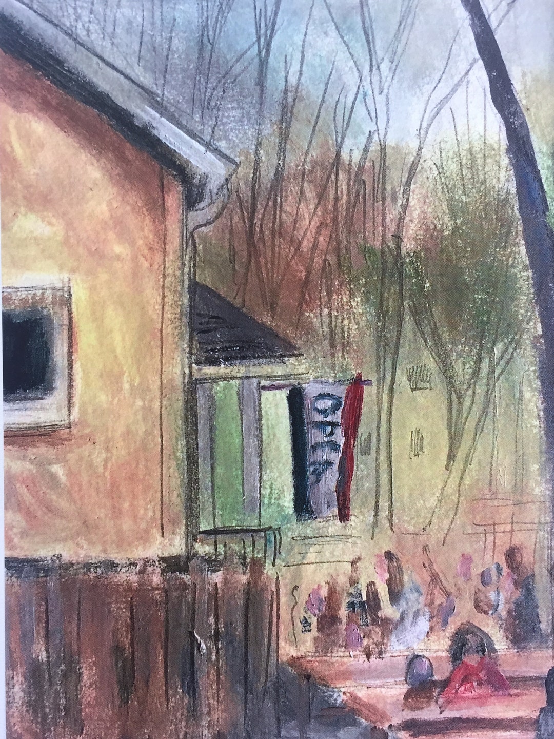Print, Cedar House Cafe, Art Print, 5x7 Inch Philadelphia, Fairmount ...