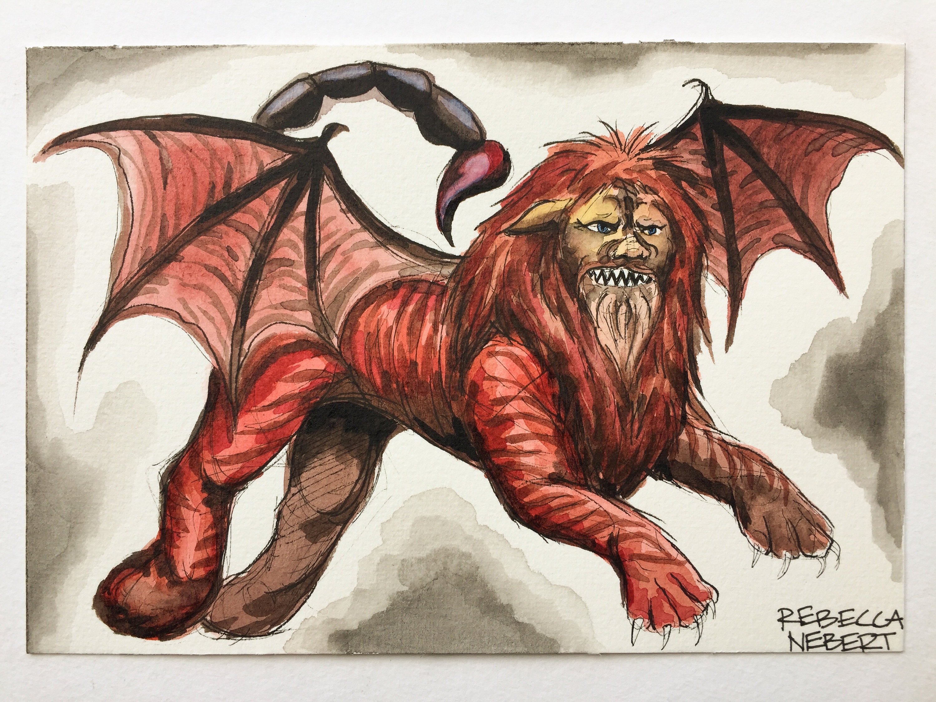 Fantasy Art Manticore