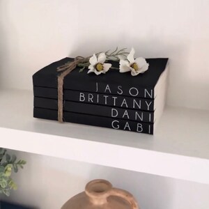 Personalized Name Decor // Vintage Book Decor // Personalized Books ...