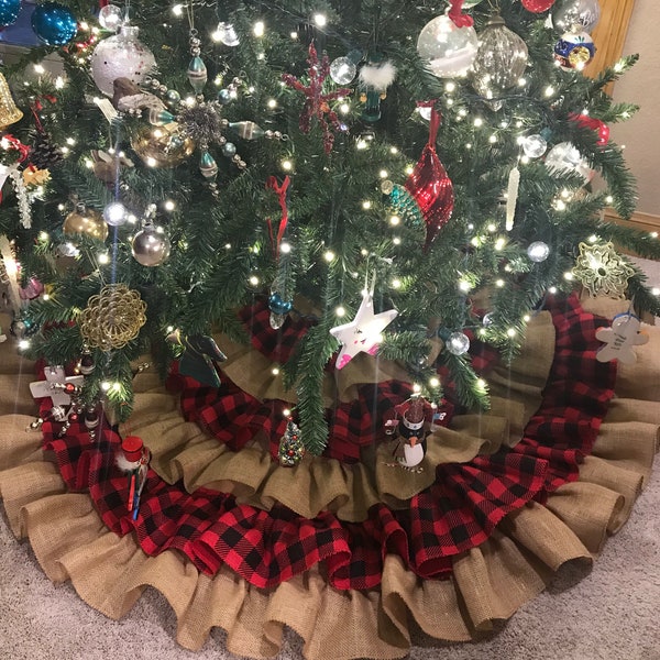 Ruffle Tree Skirt - Etsy