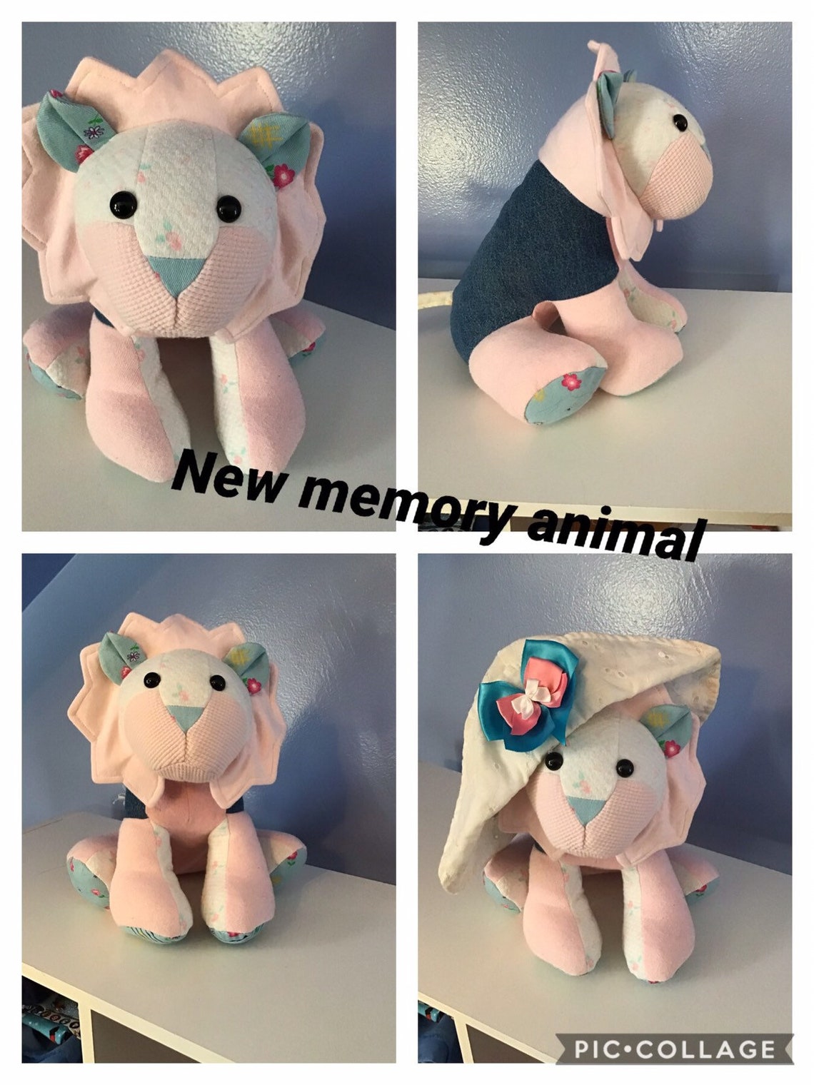 Memory Lion 15 Handmade Keepsake Lion Stuffed Lion - Etsy