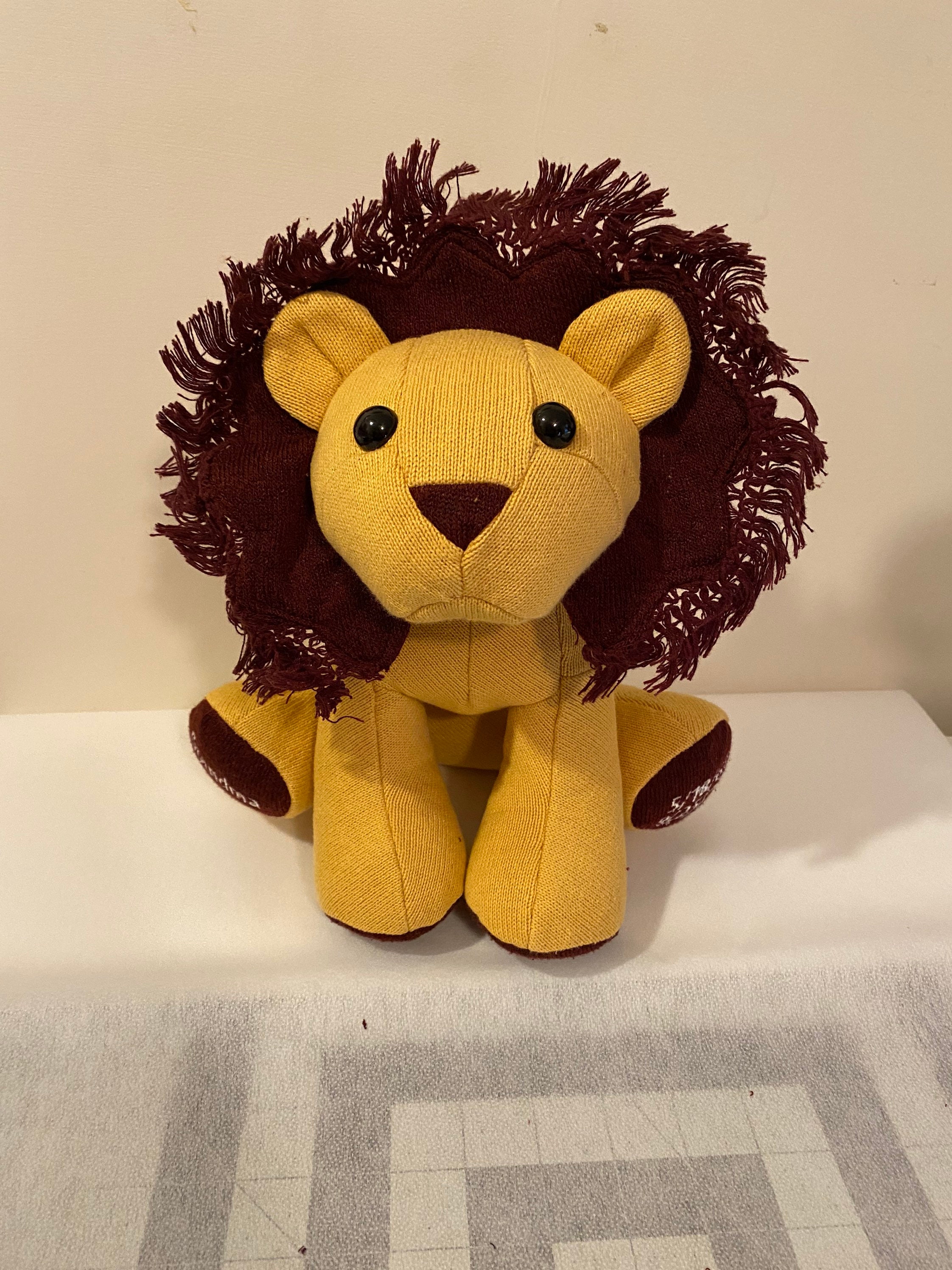 Memory Lion 15 Handmade Keepsake Lion Stuffed Lion | Etsy