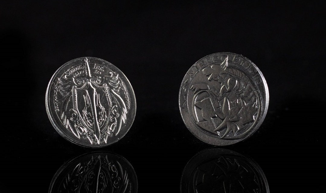 Rufus Shinra Inspired Coin Cosplay Prop Final Fantasy VII Remake - Etsy