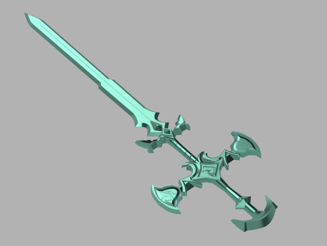 League of Legends Viego's Zweihander/blade of the Ruined King 3D ...