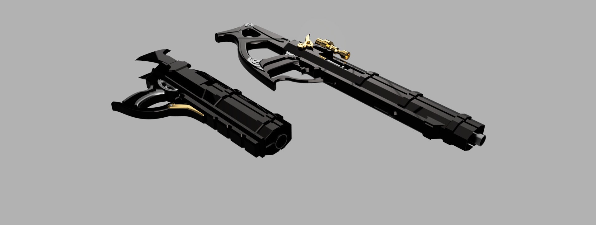 Rufus Shinra Rifle Cosplay Prop Kit Inspired by Final Fantasy - Etsy