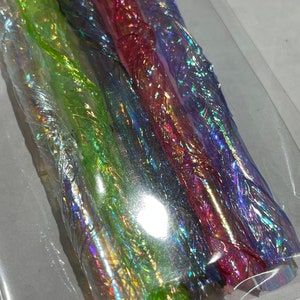 3D Aurora Fusion Tubes Round , Instant Inlay, Faux Dichroic, Aurora ...