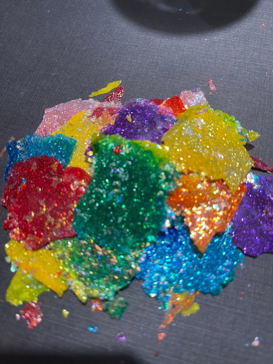 Fantasy Flake, Flake Glitter, Flake Inlay, Iridescent Flake, - Etsy