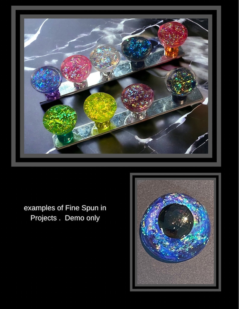 Fine Spun Fusion, Flake Glitter, Flake Inlay, Iridescent Flake, Color ...