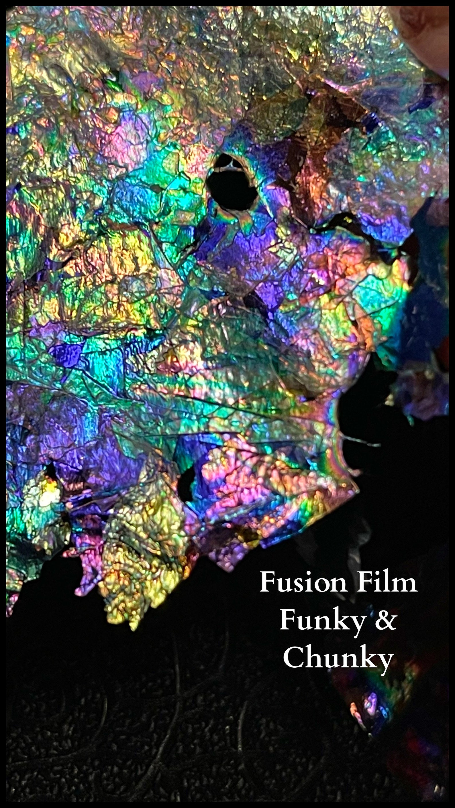 Fusion Film Funky & Chunky Iridescent Film Fusion Film Faux - Etsy