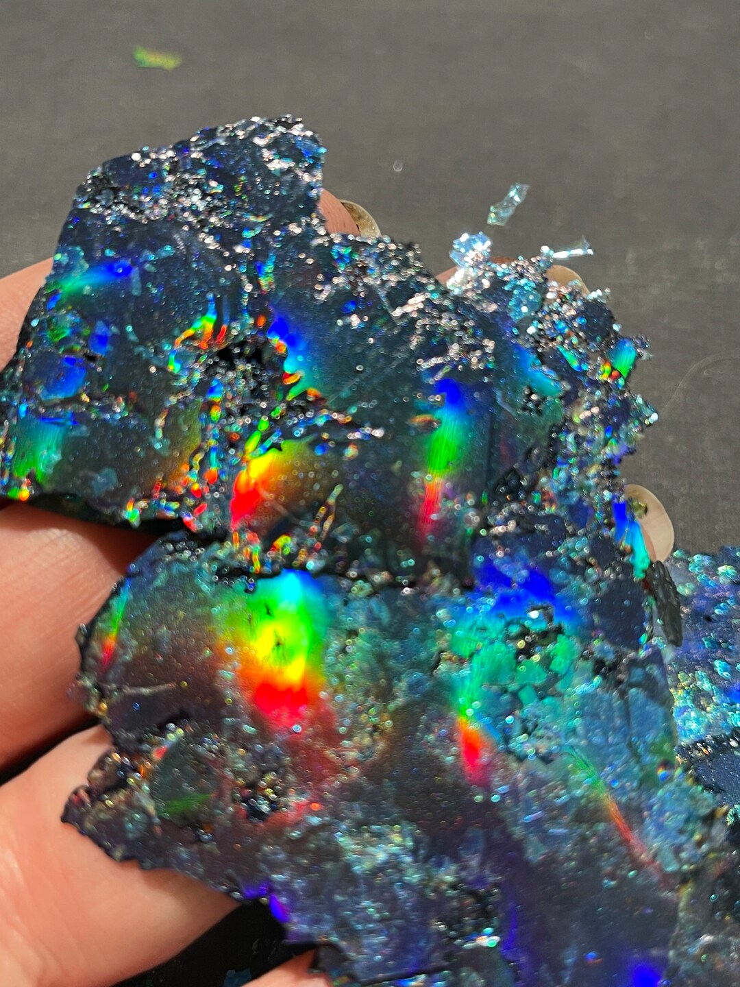 Holographic Fantasy Flake, Flake Glitter, Flake Inlay, Iridescent Flake ...