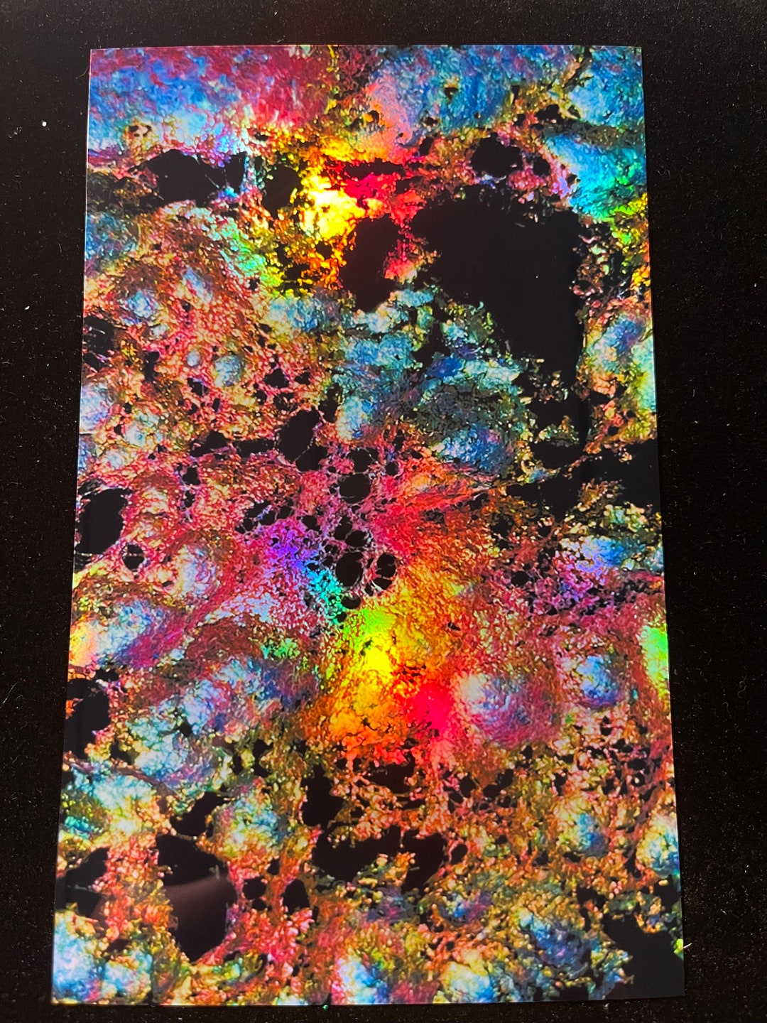 Holo Fusion Sticker, Adhesive Inlay, Holographic Stickers, for Gourd ...