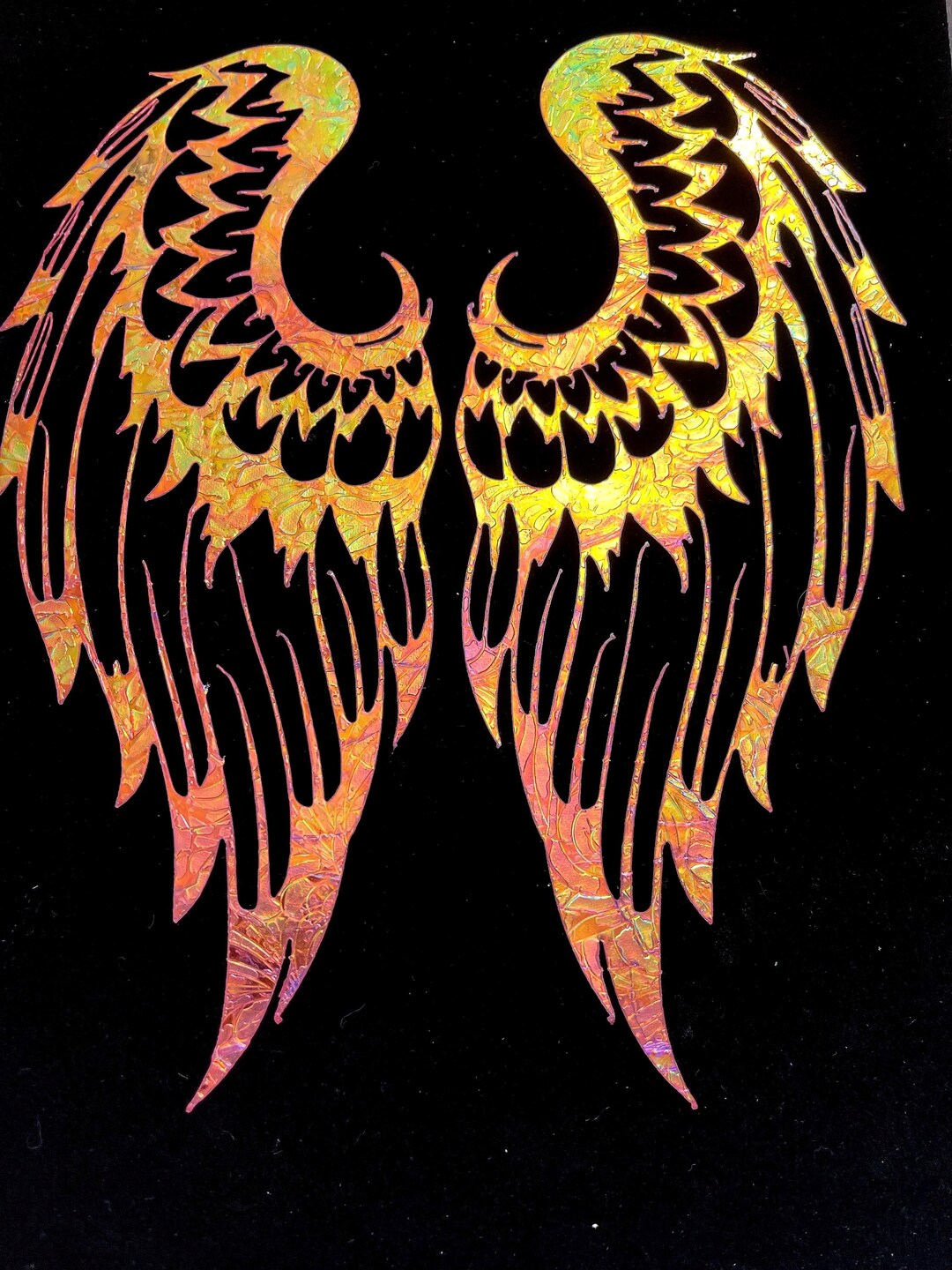 Fusion Film®, Large Cutouts , Iridescent Film, Faux Dichroic Film ...