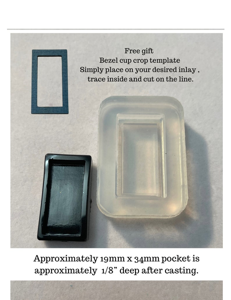 New Bezel Cup Silicone Mold, Fusion Bezel Cup Mold , Resin Bezel Mold ...