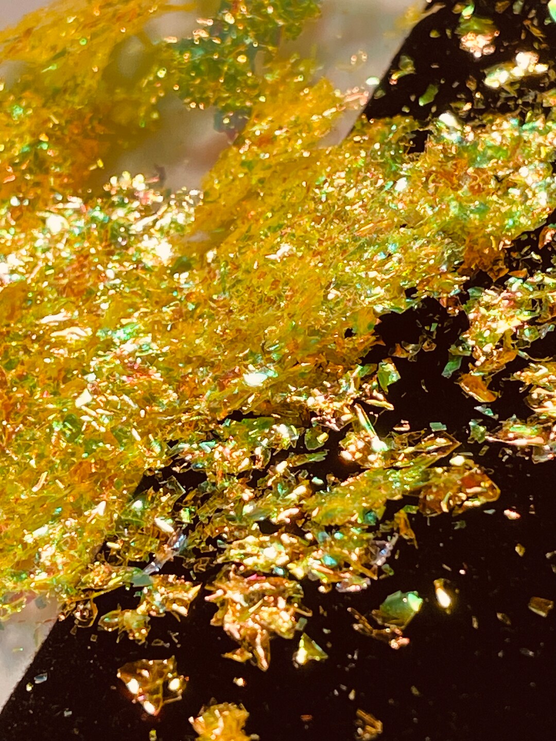 Fine Spun Fusion Flake Glitter Flake Inlay Iridescent - Etsy