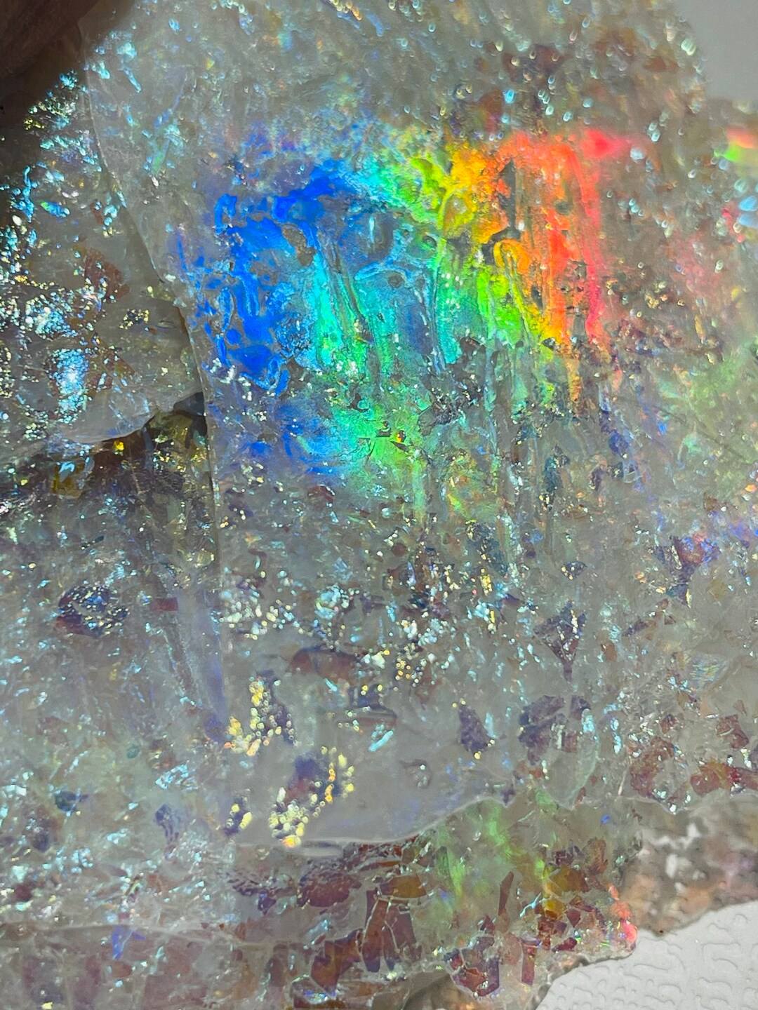 Holographic Fantasy Flake, Flake Glitter, Flake Inlay, Iridescent Flake ...