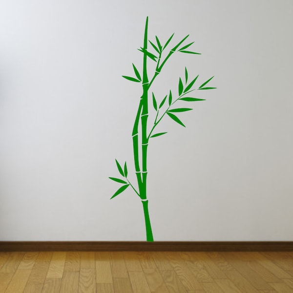Bamboo Wall Decal - Etsy