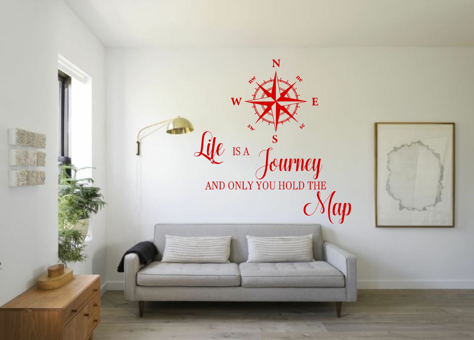 Life is A Journey Wall Art Decal Home Quote Q89 - Etsy