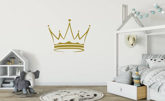 Crown Queen King Princess Prince Vinyl Wall Art Decal Sticker - Etsy