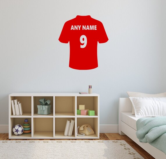 Create Your Own Name & Number Football Shirt Soccer Jersey | Etsy