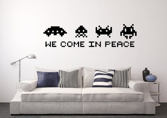 Space Invaders Wall Decal