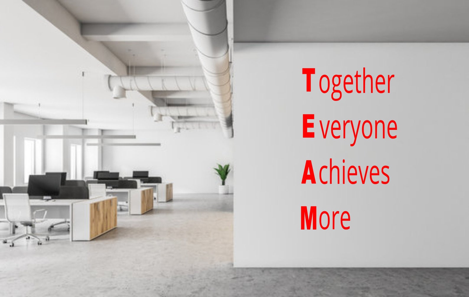 TEAM Together Everyone Achieves More Quote Wall Art Decal | Etsy